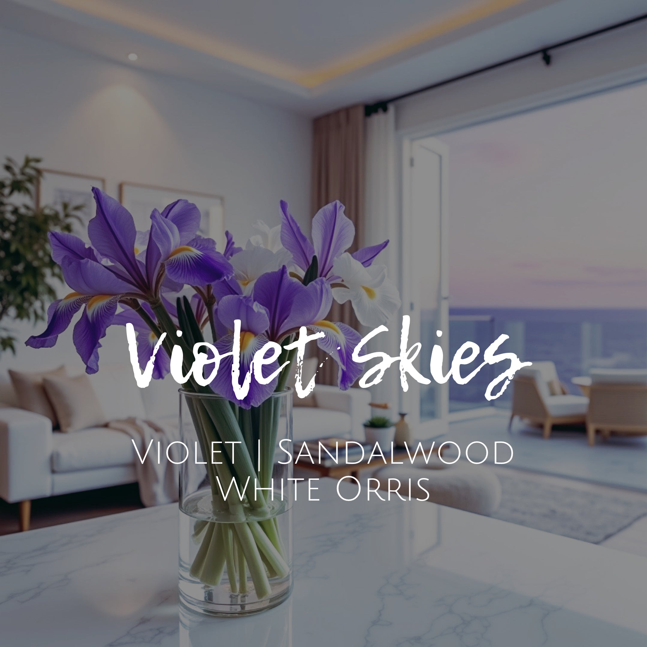 Violet Skies (Violet | Sandalwood | White Orris) – Phynix Fire Studios