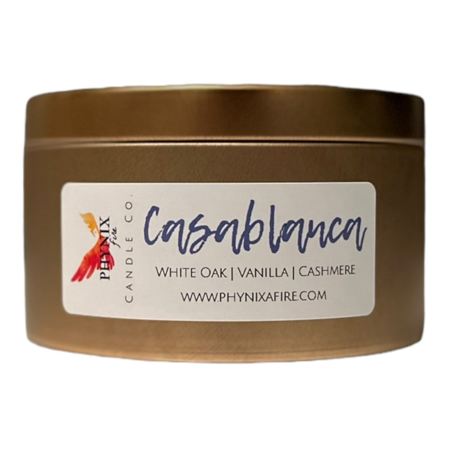 Casablanca Candle - White Oak | Vanilla | Cashmere - Phynix Fire Candle Co. – PHYNIX Fire Candle Co.