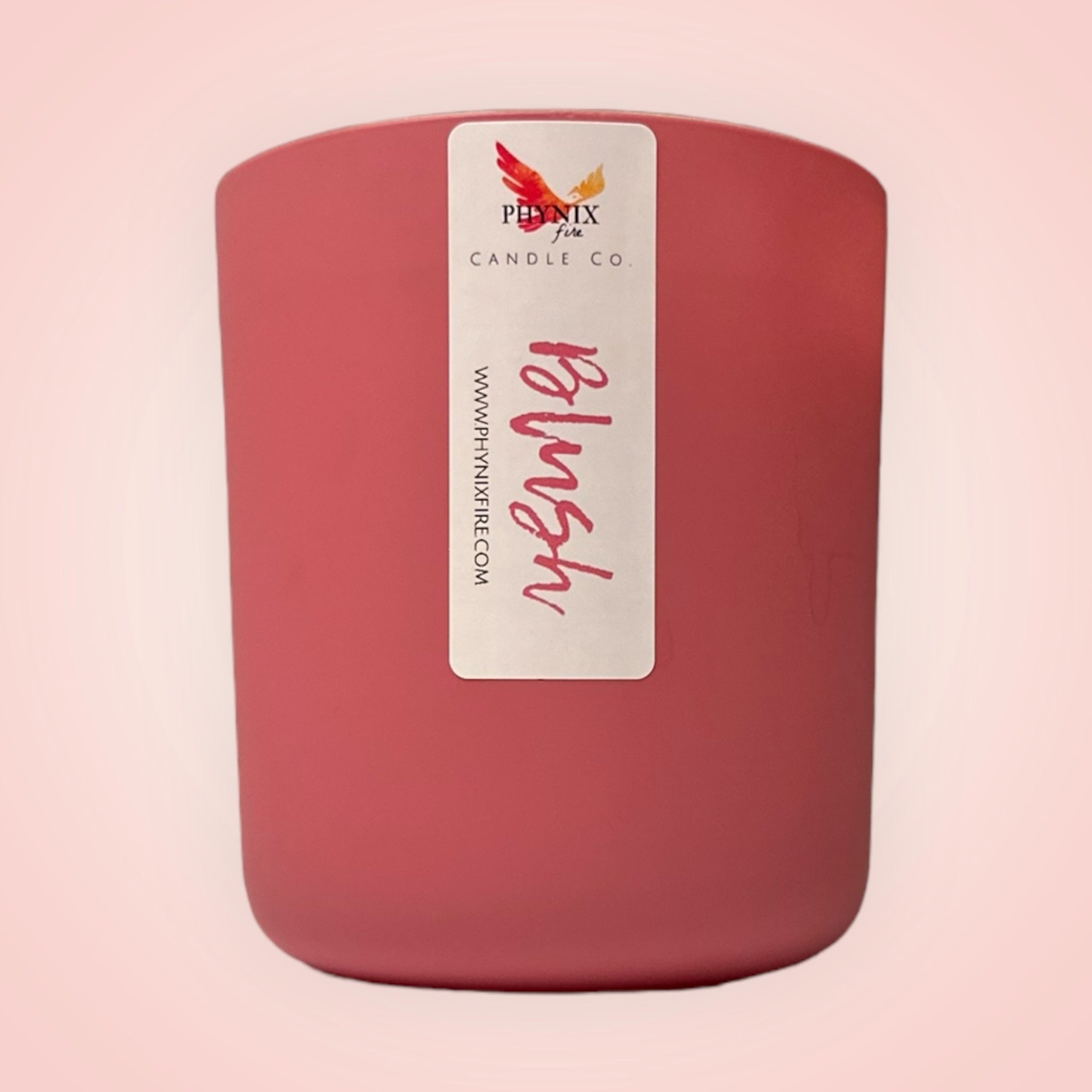 Blush 12 Oz Candle Rose Lilac Carnation Phynix Fire Candle Co blush-12-oz-candle-rose-lilac-carnation-phynix-fire-candle-co