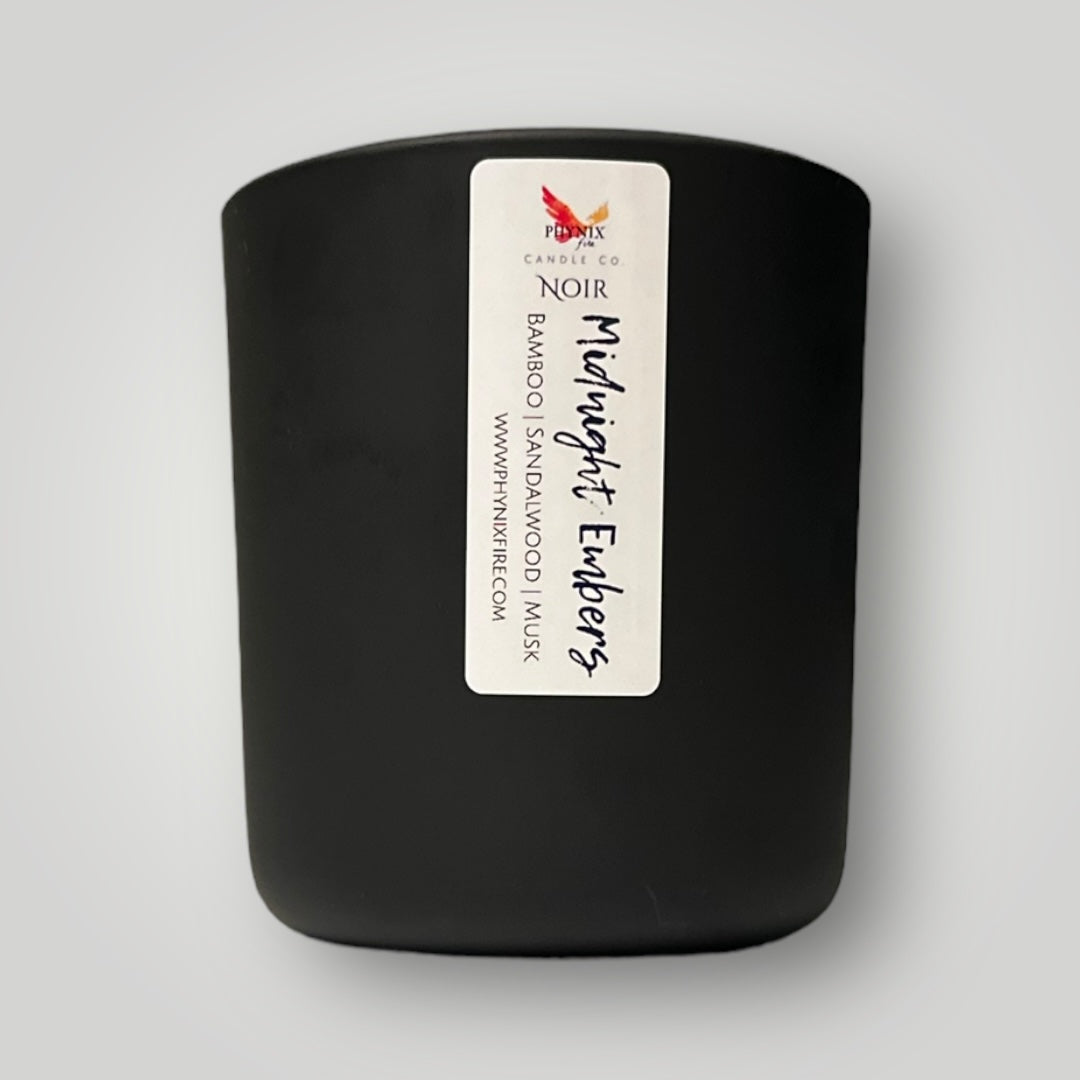 Midnight Embers - 12 oz Candle - Amber | Driftwood | Moss - Phynix Fire Candle Co. – PHYNIX Fire ...